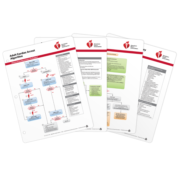 ACLS Emergency Crash Cart Cards (set of 4) – Superior Life Support